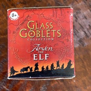 New Line Productions | Other | Lord Of The Rings Glass Goblet Anwen The ...